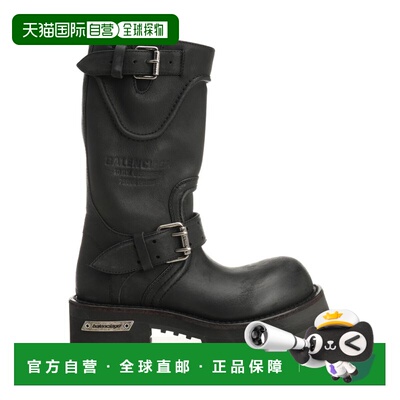 BALENCIAGA 女士靴子 833585WCAL11080 CO 黑色巴黎世家厚底靴