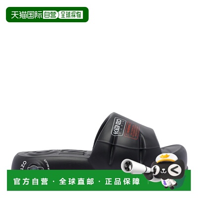 KENZO 女士凉鞋 FF52MU210E5099 SS2025 黑色 露趾拖鞋