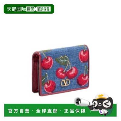 VALENTINO 女士钱包 WP0AJ3BRJBFF AW2025 花色 CHERRYFIC刺绣VLO