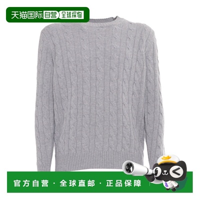 Kangra 男士针织毛衣 910901112 AW2024 白色 RIBBED CREWNECK SW