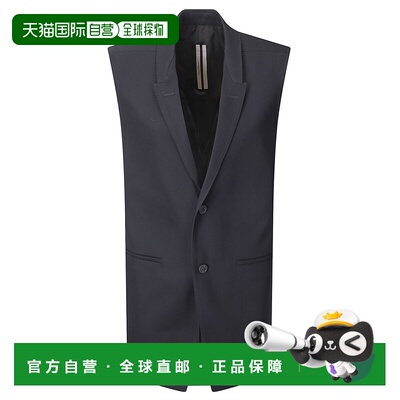 RICK OWENS 女士马甲 RP01F6758WT09 SS2026 黑色 Sl Concordian
