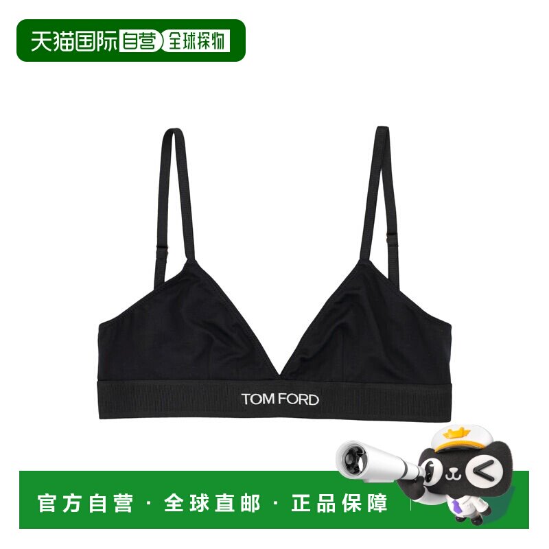 TOM FORD 女士内衣 BRJ009JEX011NAA SS2026 黑色 Bra with logo