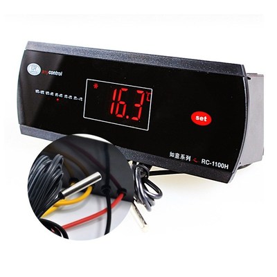 冷藏柜温控器电子数显高精度带传感器探头 保鲜柜温度控制器开关