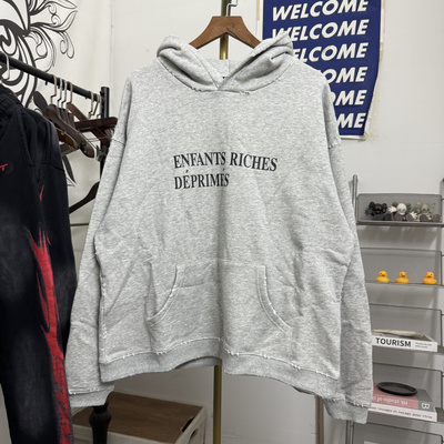 ENFANTS RICHES DEPRIMES ERD忧郁富二代经典徽标小破洞连帽卫衣