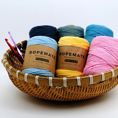 1.5mm纯棉线圆股纱线钩针