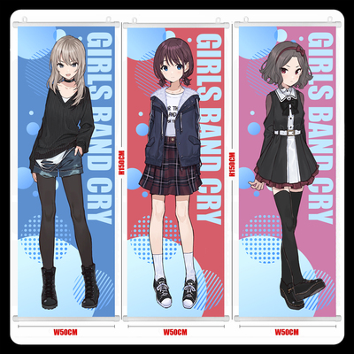 少女乐队的呐喊 仁菜 桃香 安和昴卢帕 墙饰挂画海报壁画谷子周边