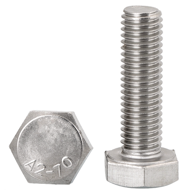 304不锈钢加长外六角螺丝