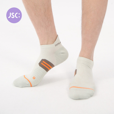JSC男士运动短袜透气条纹撞色