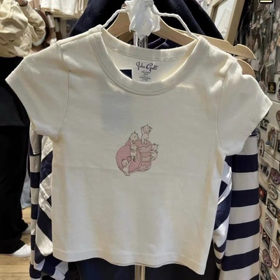 赵露思同款甜甜圈天使T恤bm短袖