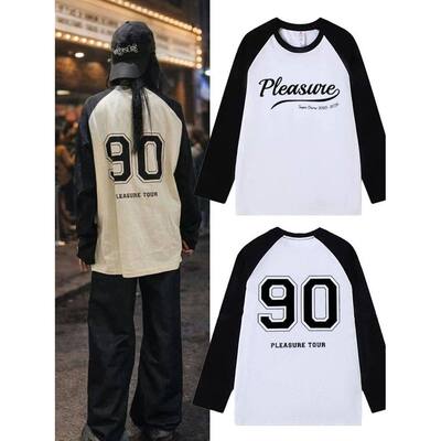 JOLIN蔡依林PLEASURE演唱会周边同款插肩长袖T恤应援男女打底衣服