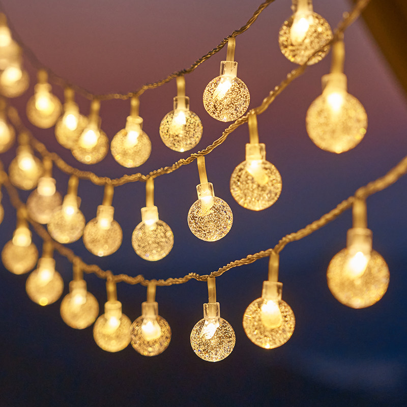 星星灯彩灯闪灯串灯满天星户外露营灯串帐篷天幕氛围灯圣诞装饰灯_虎窝淘