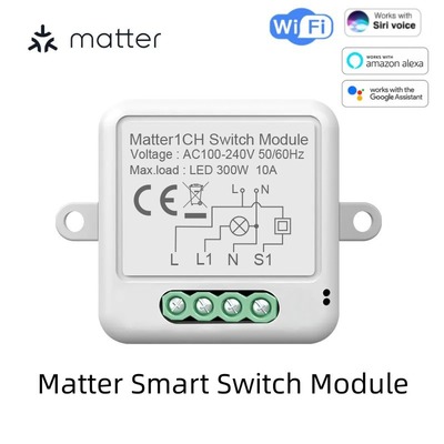 matter智能开关WiFi开关谷Alexa通歌homekit智能控制断器语音