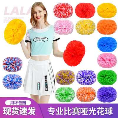 课间操花球啦啦队花球啦啦拉拉队操手花道具拿花手花助威手摇赛事
