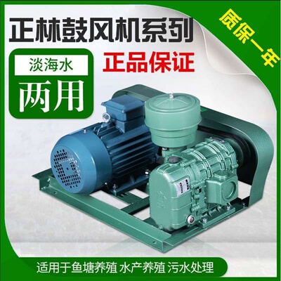 整套正林ZLE鼓风机大力士罗茨风机水产养殖 曝气机活鲜运输增氧机