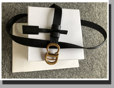 cd时尚印花裤带女士帆布字母