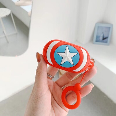 适用三星Samsung Galaxybuds+无线蓝牙耳机保护套硅胶个性时尚潮牌新款软壳充电盒套全包网红同款男女防摔软