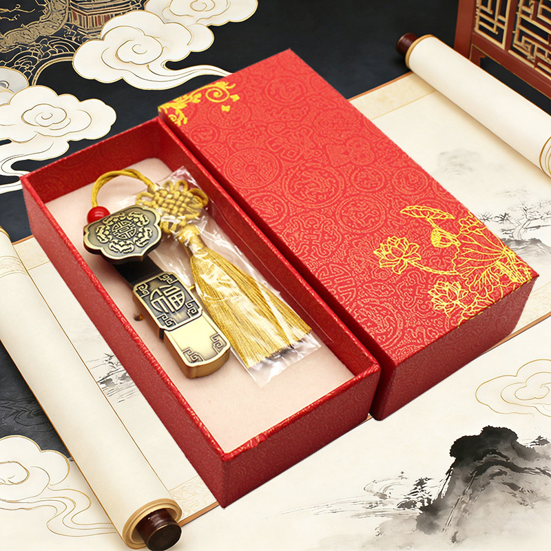 中国风如意u盘16g32g64g128g个性刻字定制教师护士节生日礼品纪念
