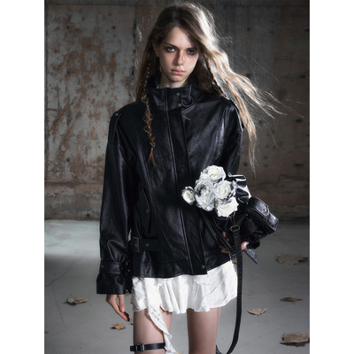 CestNous宽松皮带夹克