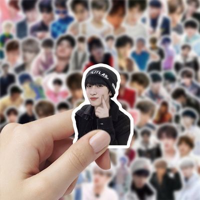 新款严浩翔TNT时代高颜值少年明星周边ins手账装饰防水贴画贴纸