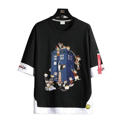 神秘博士塔迪斯TARDIS时空机器doctor who周边短袖T恤纯棉衣服夏