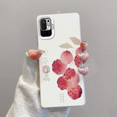 红米note10手机壳彩银诸事顺荔