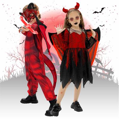 Halloween performance costume, children's demon girl服装