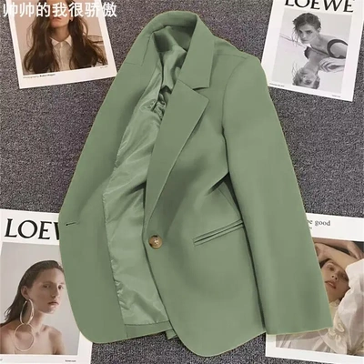 GreenBlazerforWomen绿色西装