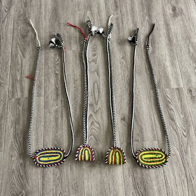 投石索抛石索乌朵放牛鞭子纯手工编织棉线户外甩石鞭牧羊