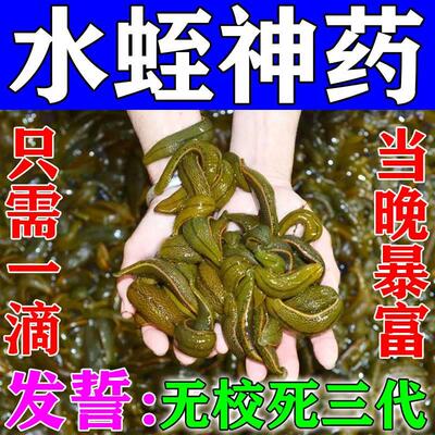 极速水蛭诱捕剂诱饵n野钓池塘捕捉水蛭蚂蟥诱马鳖小药水蛭捕捉器