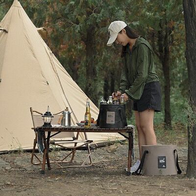 新品Multifunctional Camping Washbasin FoldaPble Travel Basin