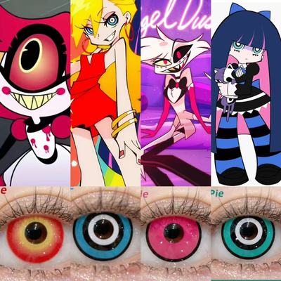 妮芙蒂P姐安吉尔s妹兔子洞美瞳cos年抛地狱客栈吊带袜天使显色JA