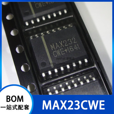 MAX232CWE+ RS232收发器 贴片SOP16-7.2宽体