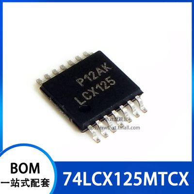 74LCX125MTCX 74LCX125MTC LCX125 缓冲器和线路驱动器 TSSOP-14