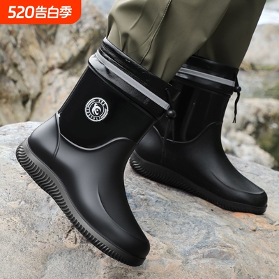防水雨鞋男短筒|超7000次加购