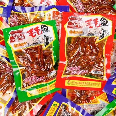 靖港古镇即食香辣小鱼干