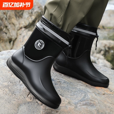 防水雨鞋男短筒|超7000次加购