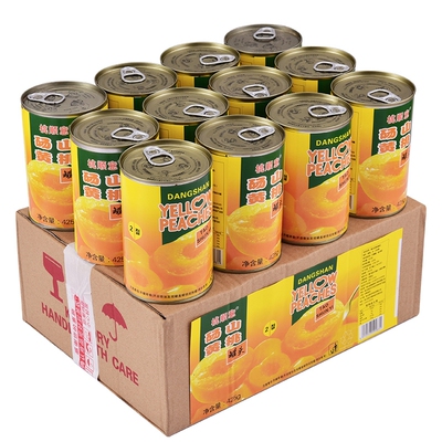 黄桃罐头正品整箱425g