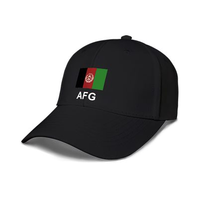 阿富汗斯坦Afghanistan鸭舌帽遮阳帽男女士棒球防晒钓鱼帽设 无界