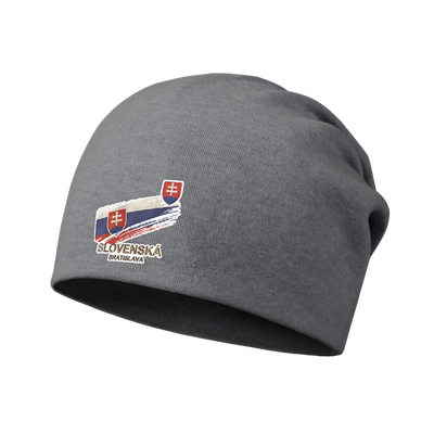 斯洛伐克Slovak国旗标志薄堆堆帽