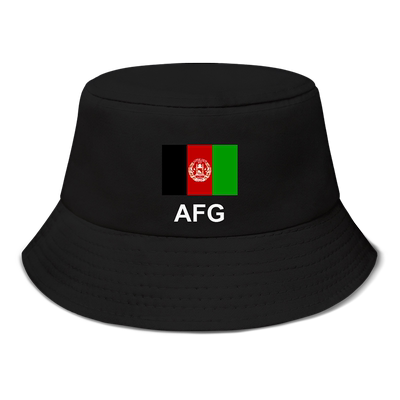 阿富汗斯坦Afghanistan国家渔夫帽男女帽子户外防晒遮阳帽设 无界