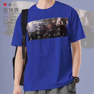 复仇者联盟电影周边潮流短袖T恤