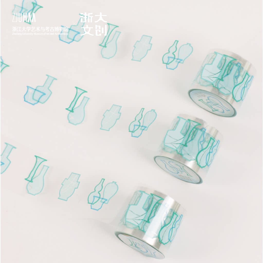 【浙大文创】浙江大学艺博馆瓷韵系列贴纸卷