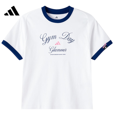 adidas阿迪达斯女子运动短袖