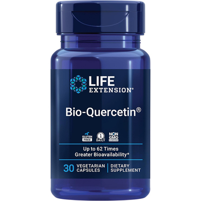 现货Life Extension生物槲皮素50倍吸收加磷脂Bio-Quercetin 30粒
