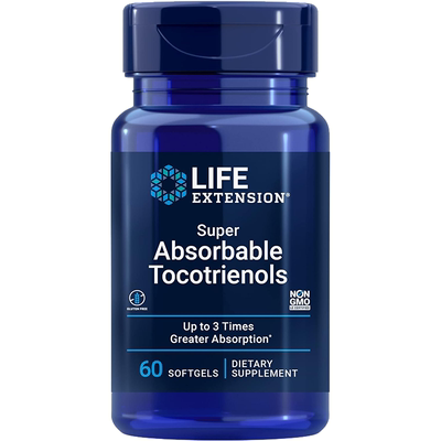 现货Life Extension维生素E VE特易吸收生育三烯酚 Tocotrienols
