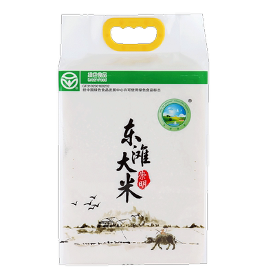 东滩绿港新米上海清香真空包装