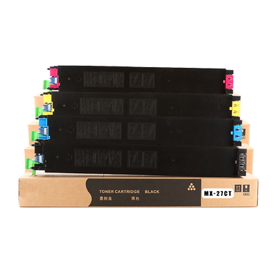 墨功适用夏普MX-27CT粉盒2000L墨粉MX2300N碳粉2700N复印机MX3500N彩色粉仓Sharp MX4500N打印机硒鼓粉简
