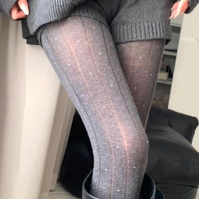 好喜欢～微透波点裤袜hin韩系秋~