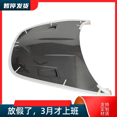 适用保时捷718 981博克斯特改装GT4RS碳纤维机盖引擎盖侧风口