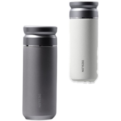 德世朗致享保温杯 内316外304不锈钢茶杯400ml便携带滤网DZXB-400